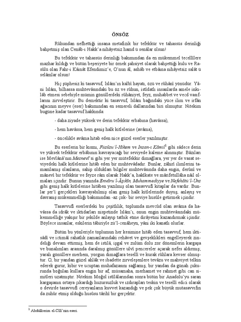 Tasavvuf - Osman Nuri Topbas | PDF