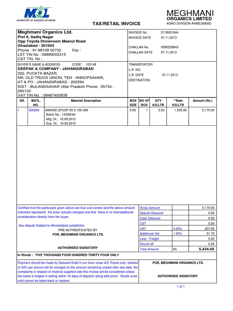 Deepak & Company | PDF