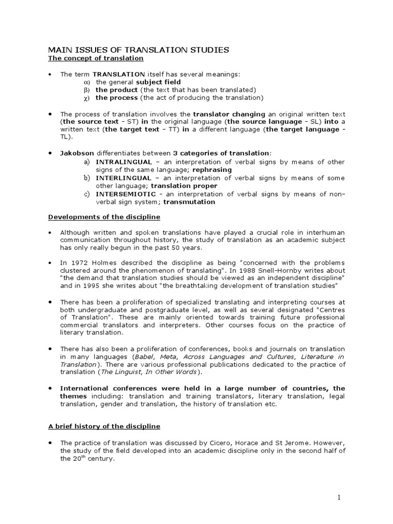 Translation Studies | PDF | Translations | Language Interpretation