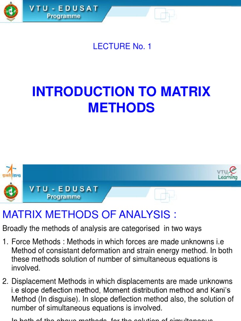 Matrix Methods of Analysis | PDF | Kinematics | Algebra
