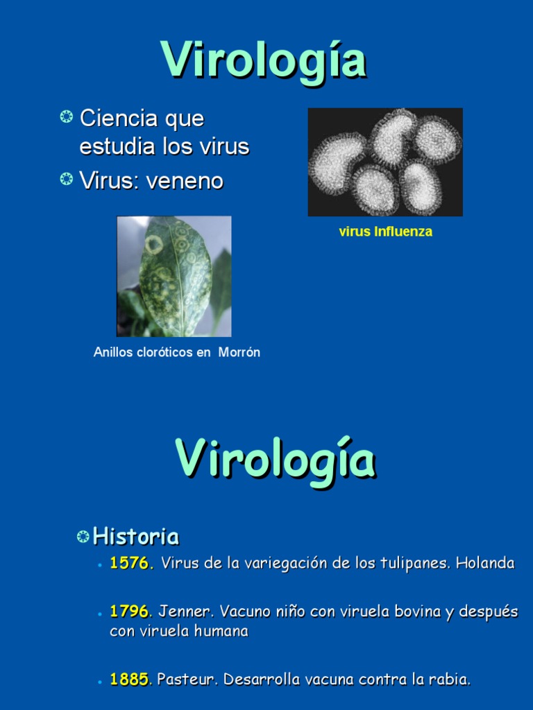 Virus TEMA PRESENTACION | Virología | Virus