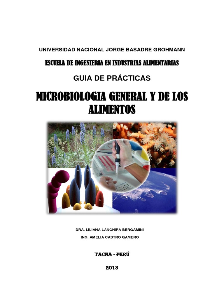 Guia de Practicas Microbiologia | PDF | Alimentos | Microbiología