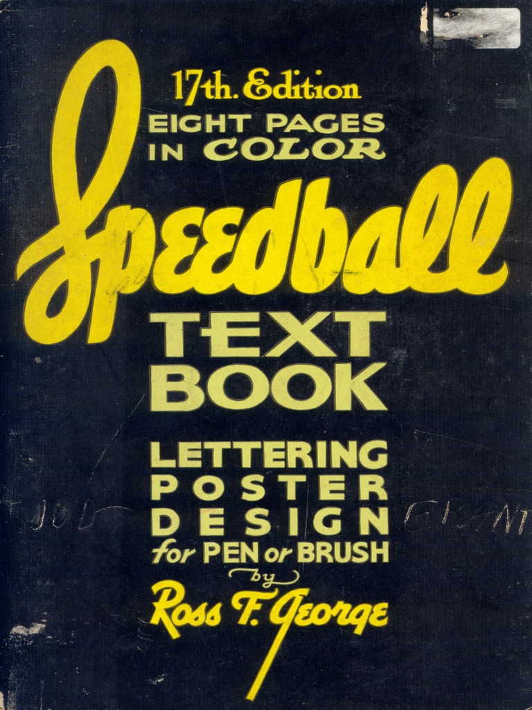 Speedball Text Book | PDF | Books
