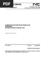 UNE-EN - 12464-1 2022 - Ilum. Lugares Trabajo Int. | PDF