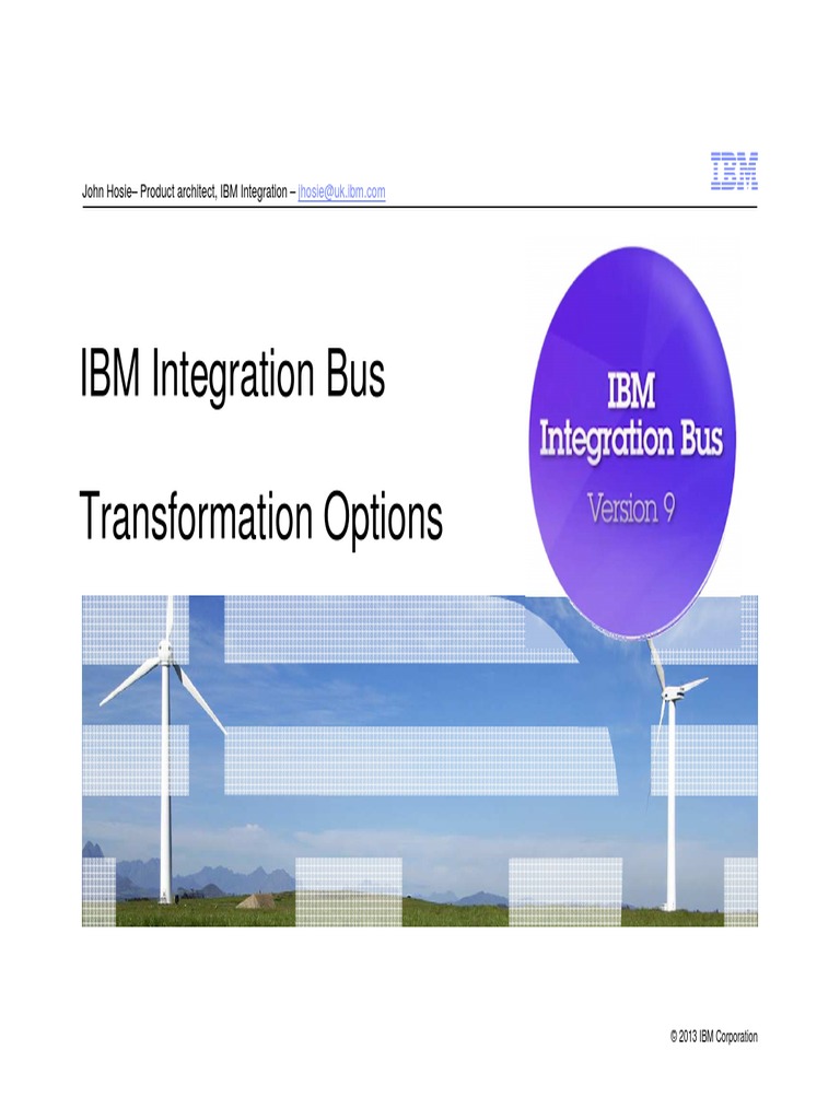 IBM Integration Bus Transformation Options | PDF | X Path | Xslt