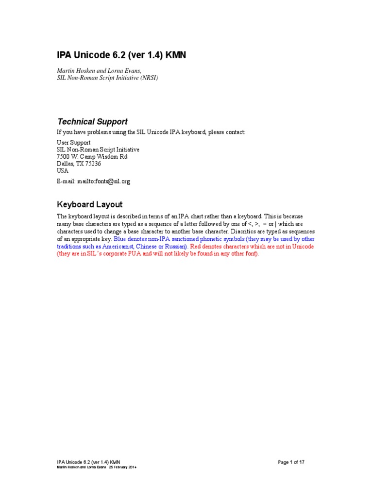 IPA Unicode 6.2 (Ver 1.4) KMN | PDF | Language Arts & Discipline ...