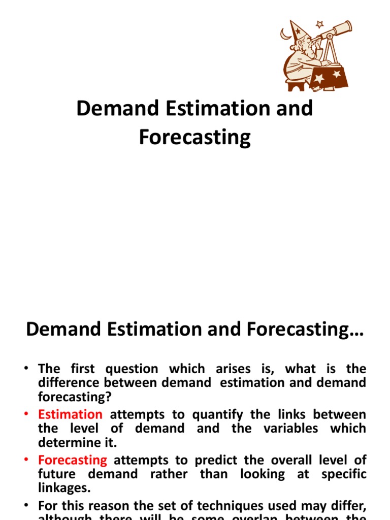 Demand Estimation and Forecasting | PDF | Forecasting | Regression Analysis