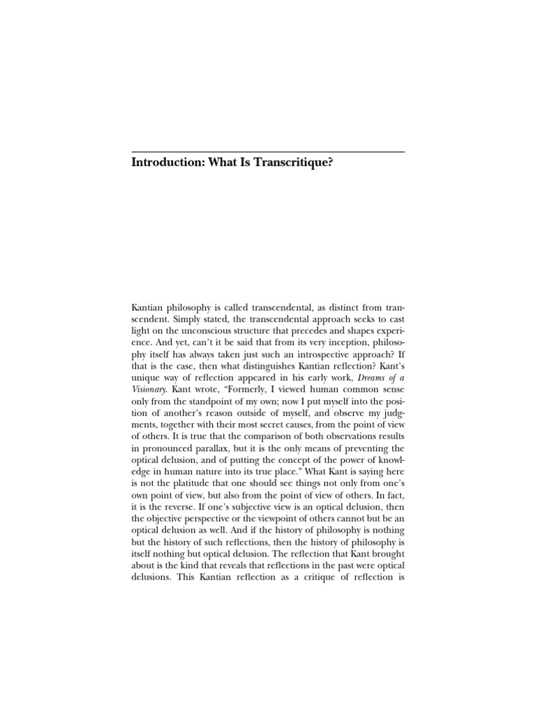 Karat An I Marx Kant Trans Critique | PDF | Capitalism | Marxism Karat An I Marx Kant Trans Critique | PDF | Capitalism | Marxism