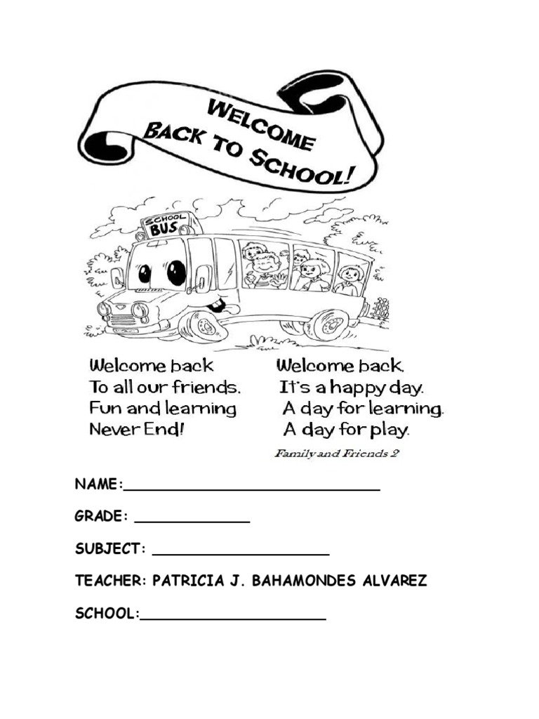 Welcome Back Letter for Students | PDF