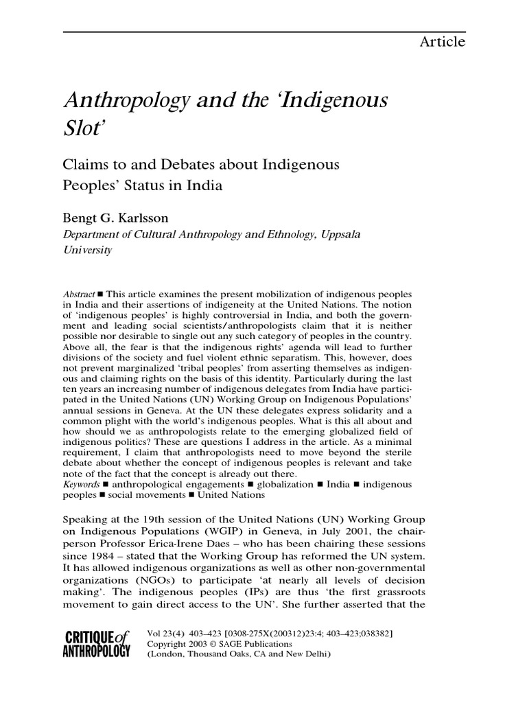 Test | PDF | Ethnic Groups | Indigenous Peoples