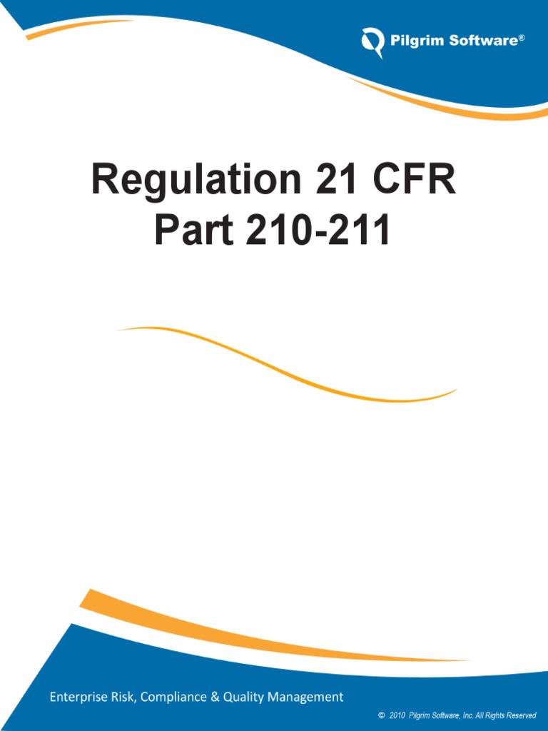 Regulation21CFRPart210 211 | PDF | Employment | Industries