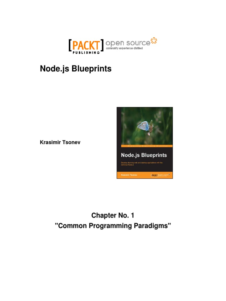 Node - Js Blueprints: Chapter No. 1 "Common Programming Paradigms" | PDF | Java Script | Angular Js