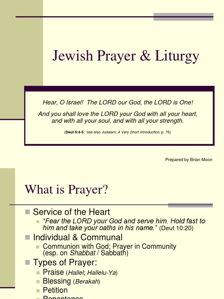 Judaism Prayer | PDF | Jewish Prayer | Jewish Literature
