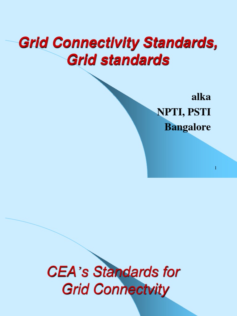 Grid Standard | PDF | Electrical Substation | High Voltage Direct Current