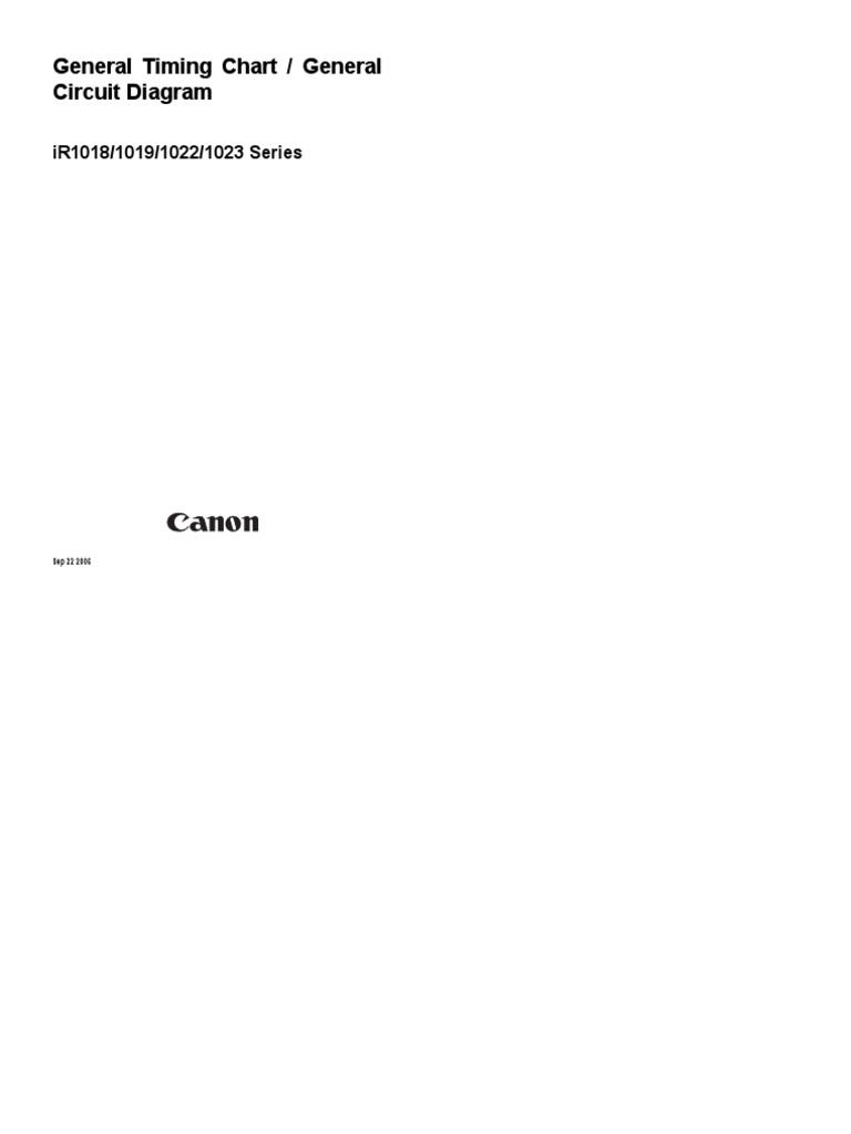 General Timing Chart / General Circuit Diagram: Ir1018/1019/1022/1023 ...
