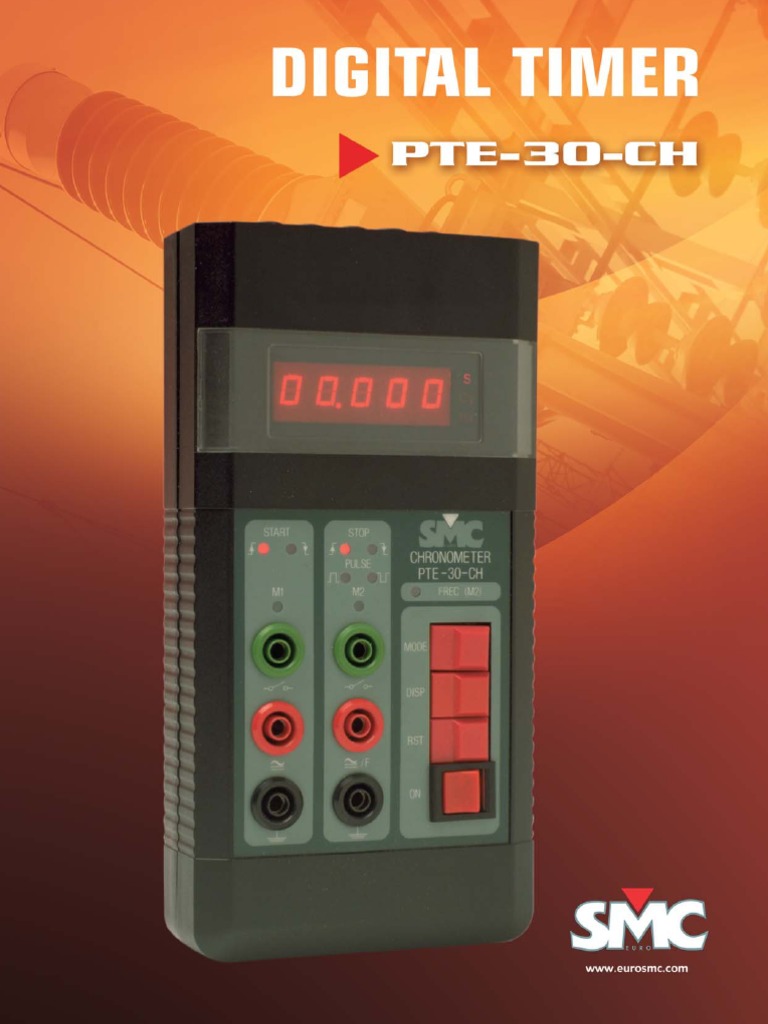 PTE 30 CH Brochure | PDF | Electronic Circuits | Timer