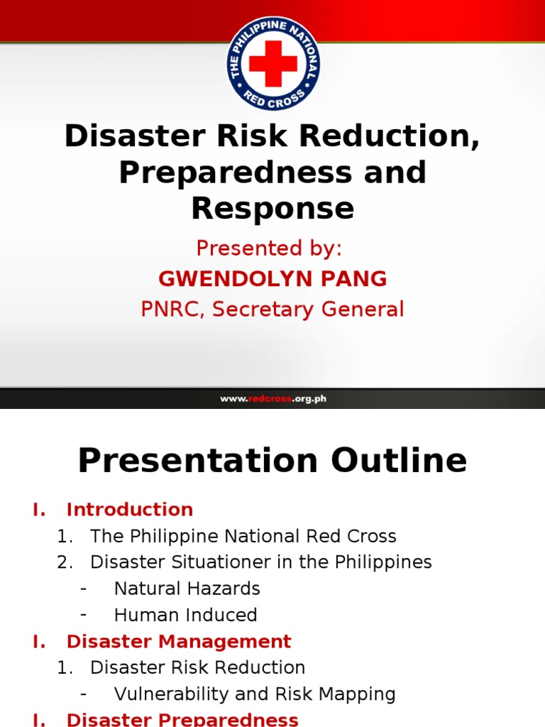 Disaster Risk Reduction, Preparedness and Response | PDF | Emergency ...