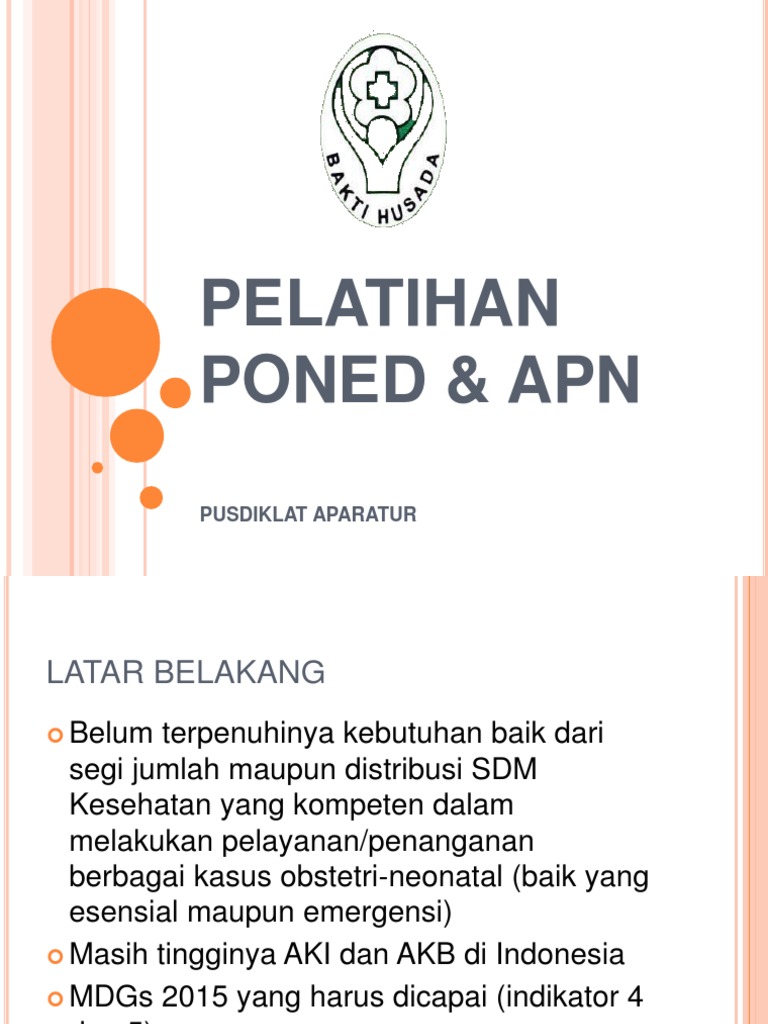 Pelatihan Poned & Apn | PDF