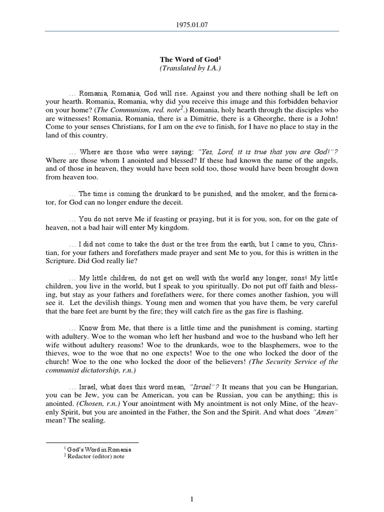 (Translated by I.A.) : The Word of God | PDF | Baptism | Abraham