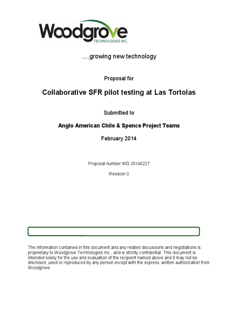 Spence Anglo Pilot - Scope Only | PDF | Chemistry | Nature