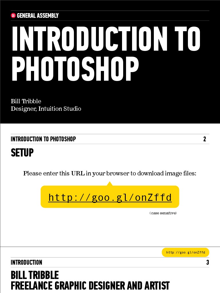 Introduction To Photoshop Slides (General Assembly) | PDF | Adobe ...