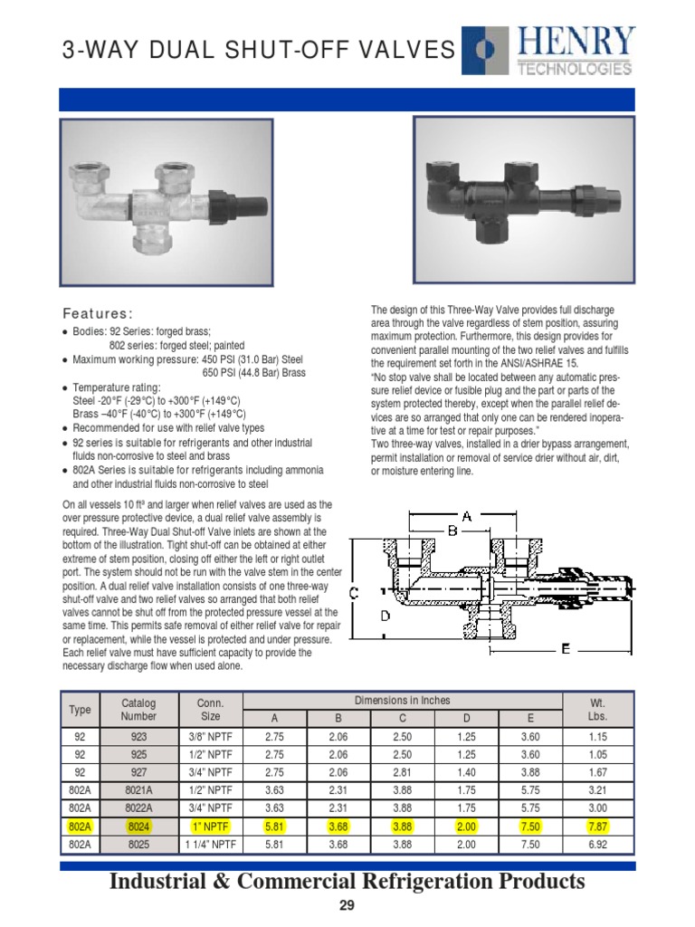 3-Way Dual Shut Off Valves | PDF | Valve | Steel