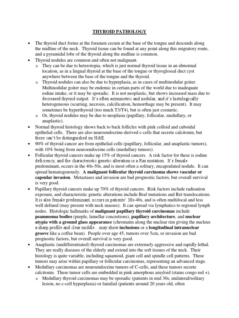 Thyroid Pathology | PDF | Hyperthyroidism | Thyroid