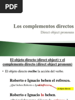 Pronombres de objeto directo en español | PDF | Ropa