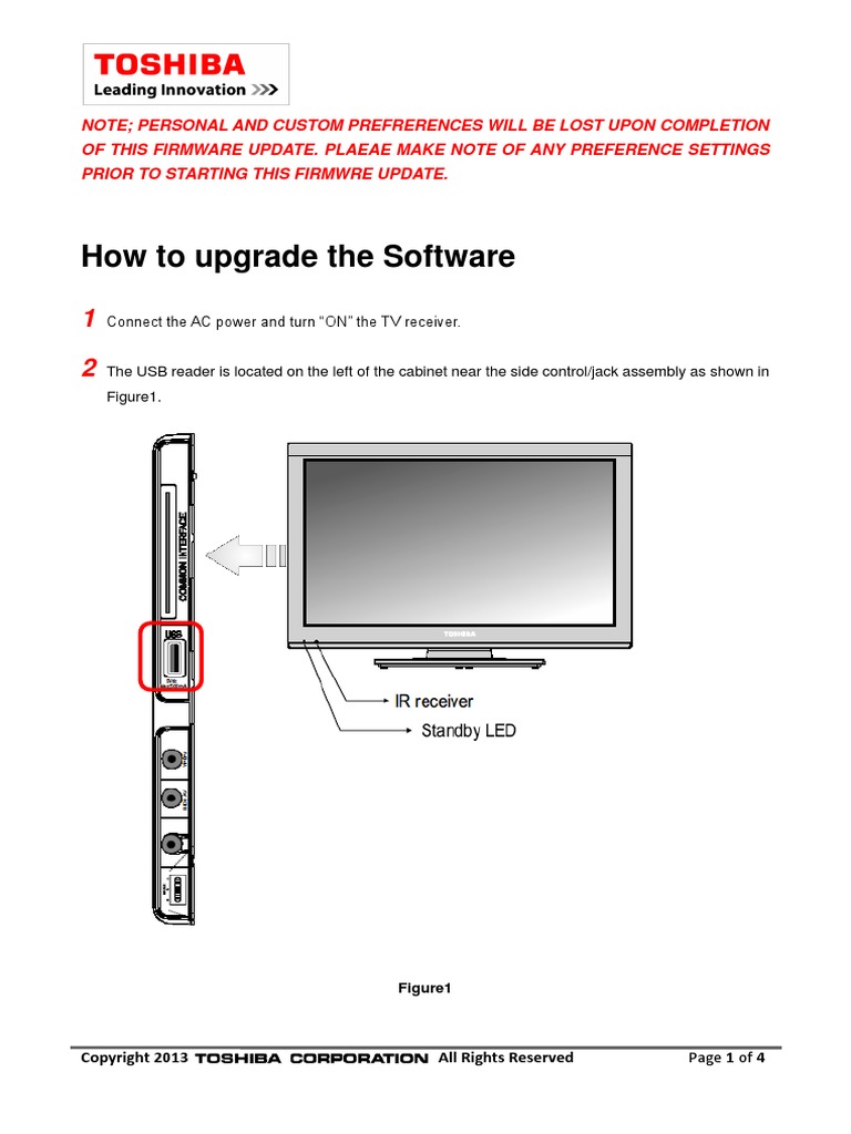 How To Upgrade The Software | PDF | Usb | Usb Flash Drive
