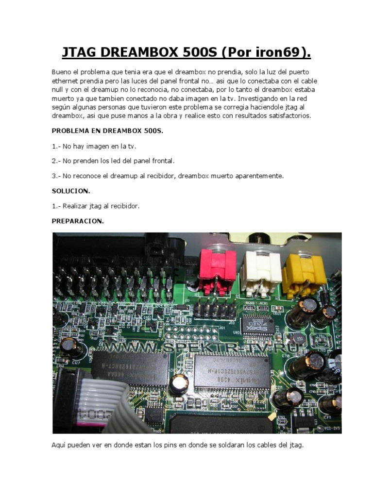 Jtag Dream 500s | PDF | Arquitectura de Computadores | Informática