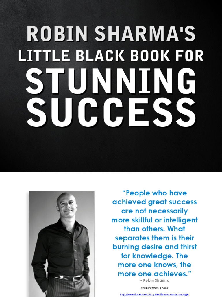 Robin Sharma - Stunning Success | PDF | Career & Growth | Language Arts ...
