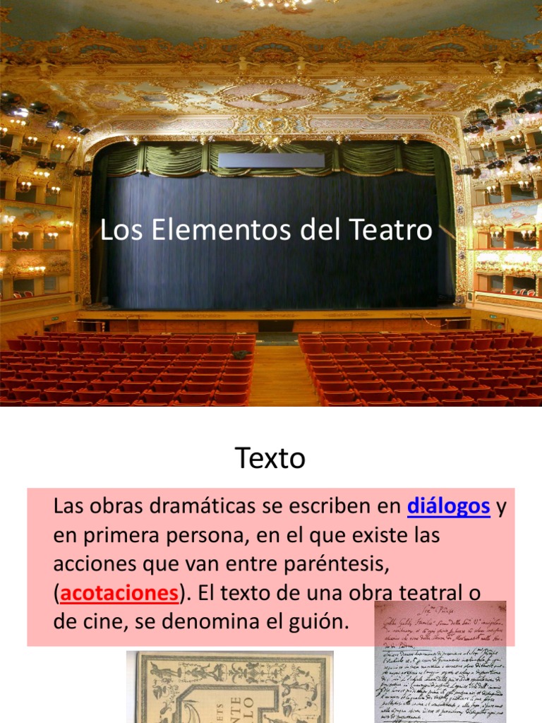Los Elementos Del Teatro | PDF | Teatro | Productos cosméticos