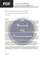 Senators' Compassionate Release Template Letter | PDF | United States ...