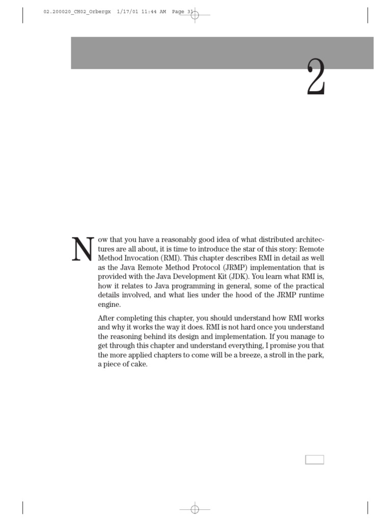 Essentials of Remote Method Invocation | PDF | Method (Computer ...
