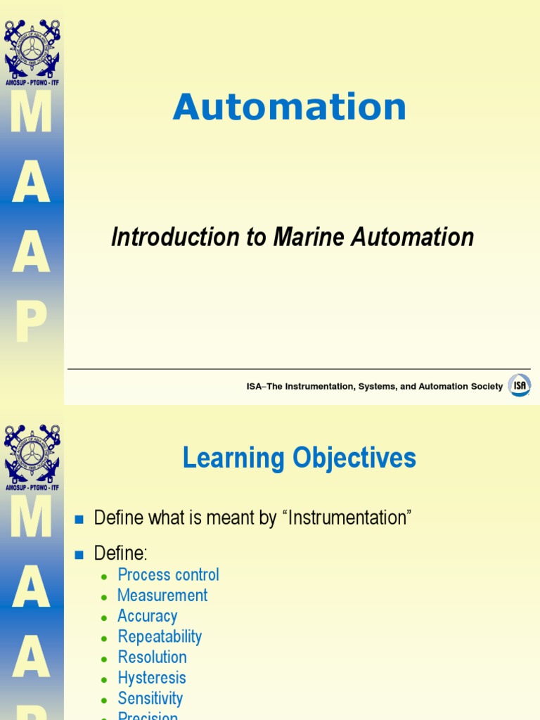 Introduction to Marine Automation Systems | PDF | Instrumentation ...