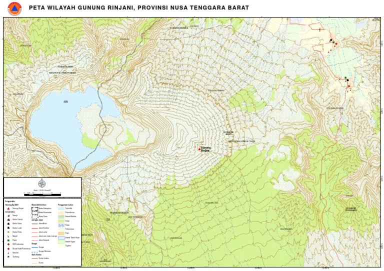 Peta Kontur Rinjani | PDF