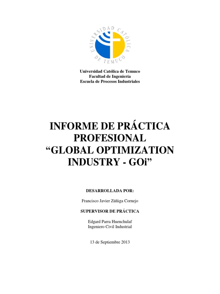 Informe de Práctica Profesional | PDF | Transporte | Software
