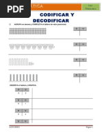 Codificar y Decodificar | PDF | Enseñanza de matemática | Science