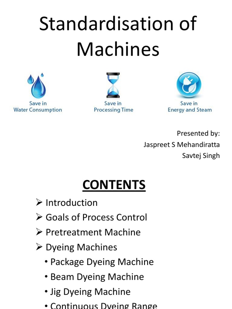 Standardization in Textile Machinery | PDF | Textiles | Pump