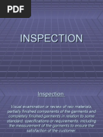 In Line Inspection Report For Garments Divisions | PDF | Sewing | Gauge ...