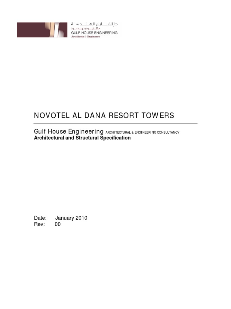 2.2 - Architectural & Structural Specification | PDF | Specification ...