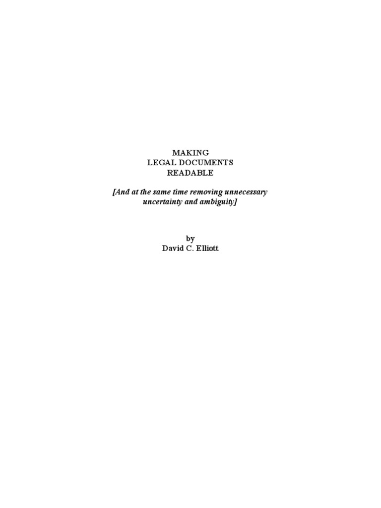 Clear Legal Writing Guide | PDF | Semiotics | Linguistics