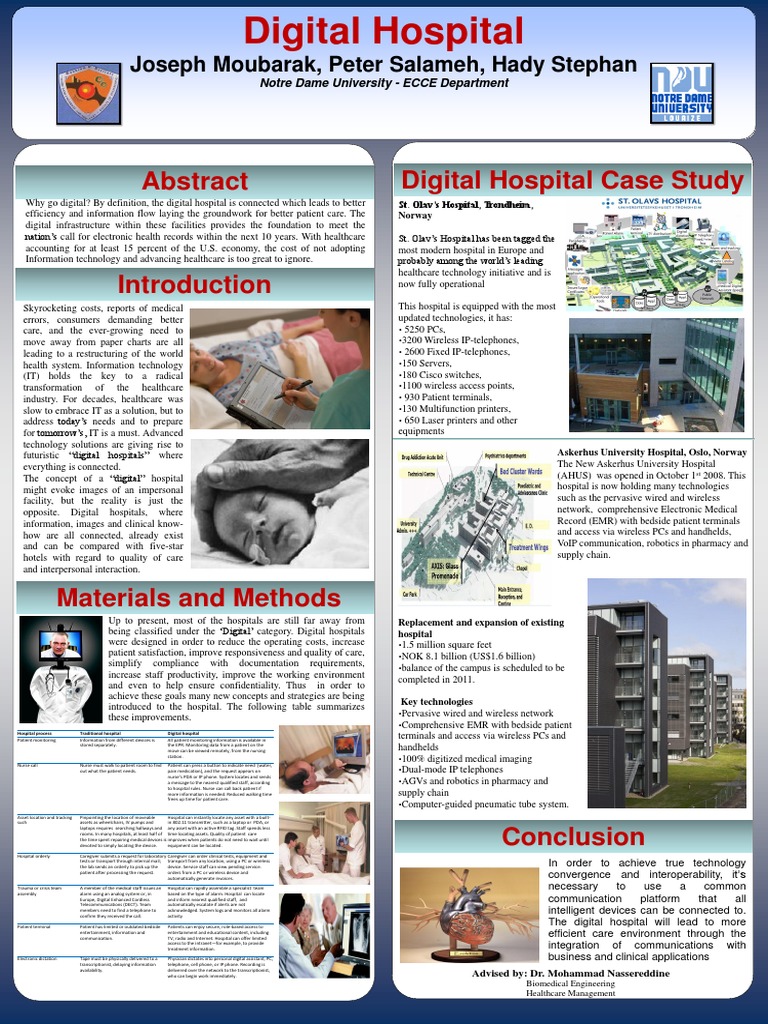 Biomedical Poster TAH | PDF | Electronic Health Record | Health Care