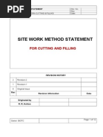 Method Statement For Earthwork Cutting and Filling - Civil Engineering Home | PDF | Road | Safety