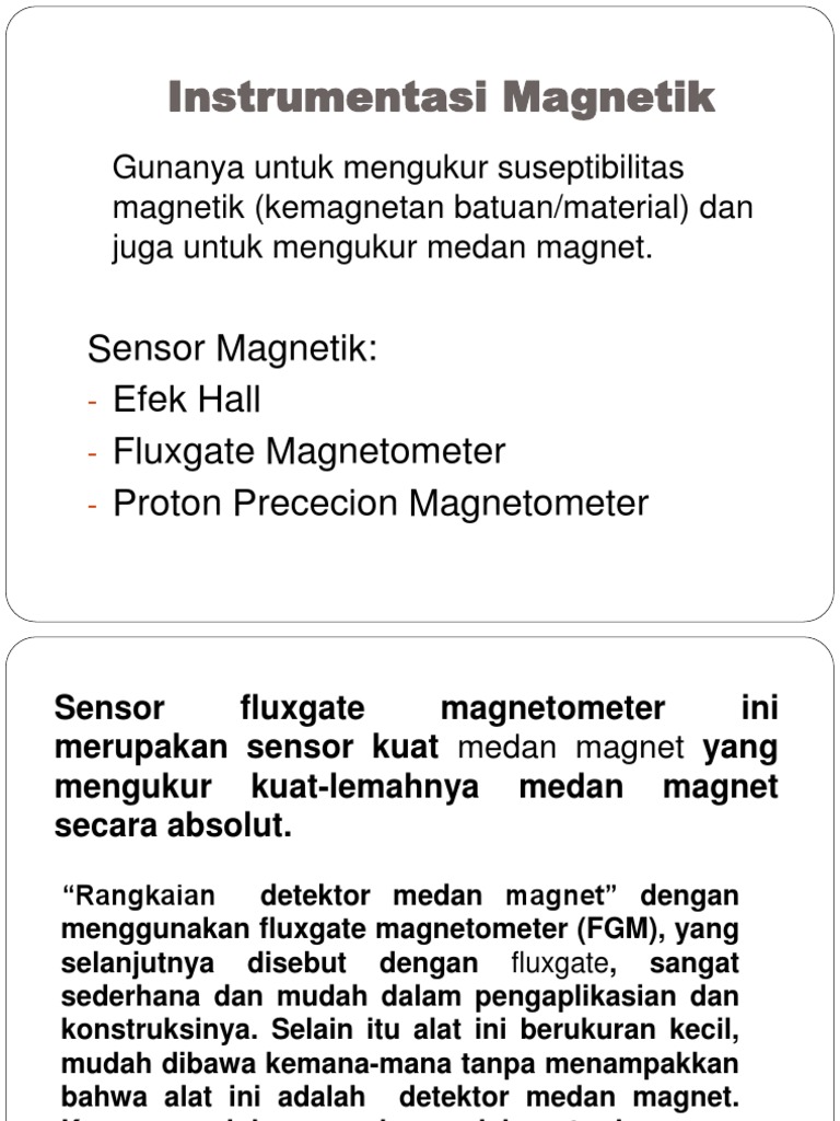 Fluxgate Magnetometer | PDF