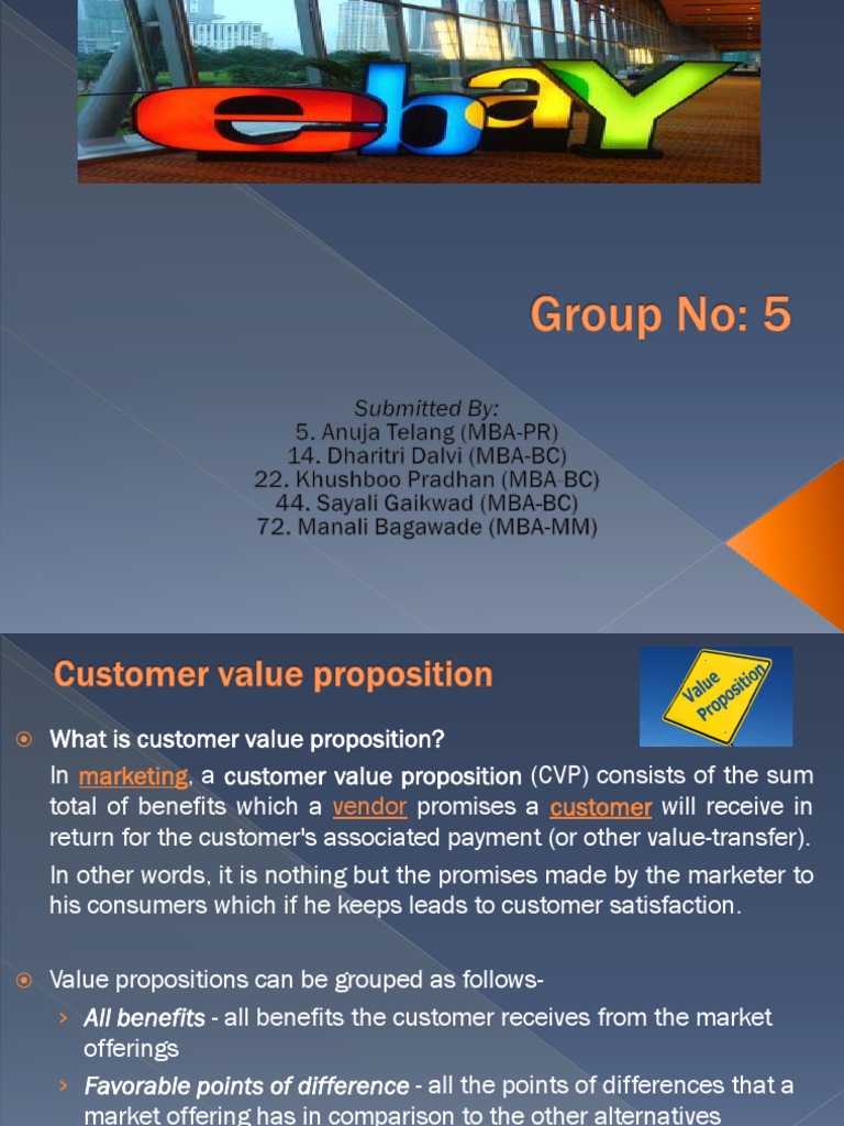 Ebay Consumer Behavior | PDF | E Bay | Market Segmentation