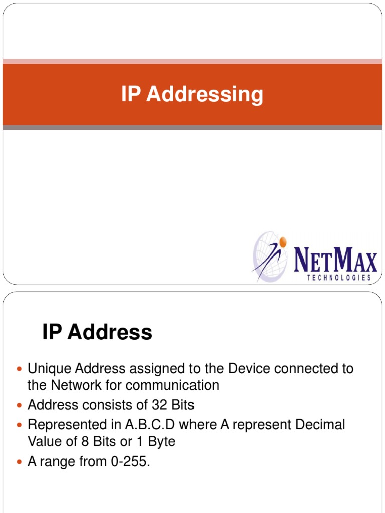 Class 5-6 IP Addressing | PDF | Ip Address | Computer Architecture