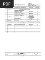 02 Master List of Machine & Equipments | PDF