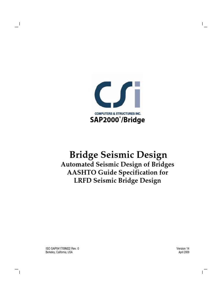 Bridge Seismic Design | Download Free PDF | Column | Deep Foundation