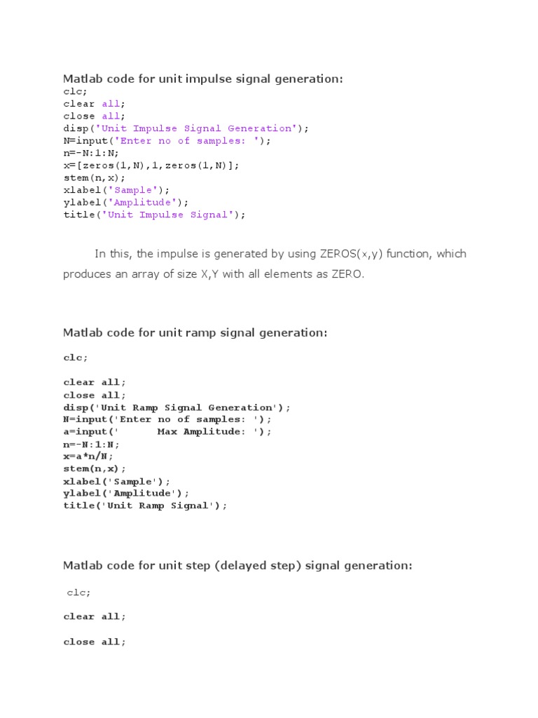 Matlab Code For Basic Dsp Signals Matlab Program To Display The Properties Of Discrete Fourier
